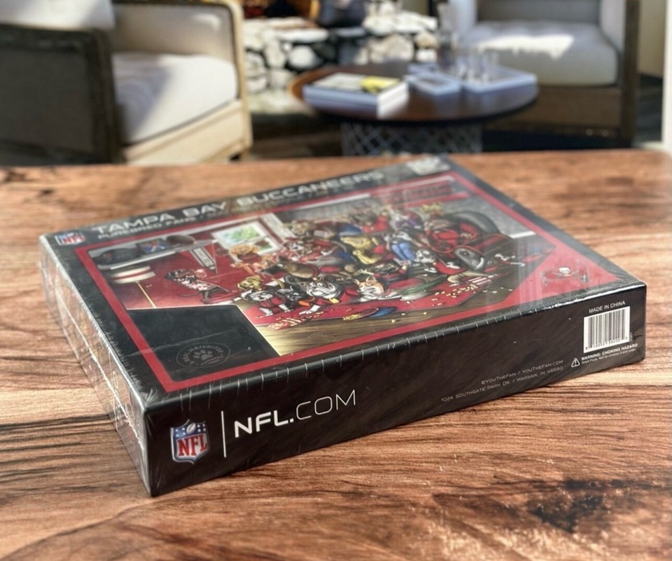Tampa Bay Buccaneers Football Sport Fans 500 piece Puzzle - Dog Lovers ...