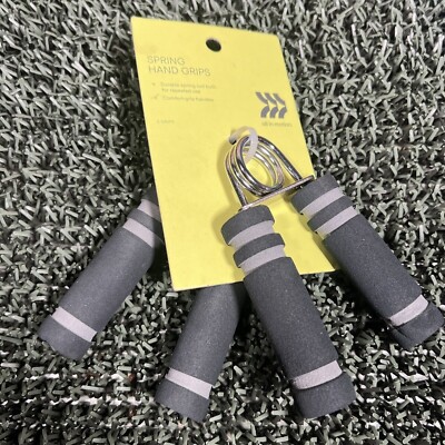 Spring Soft Hand Grips - Black/Gray Hand Grippers (#89) | eBay