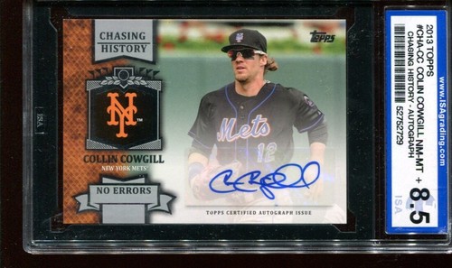 COLIN COWGILLR mlb NEW YORK METS ISA COA signed AUTOGRAPH SL034 | eBay