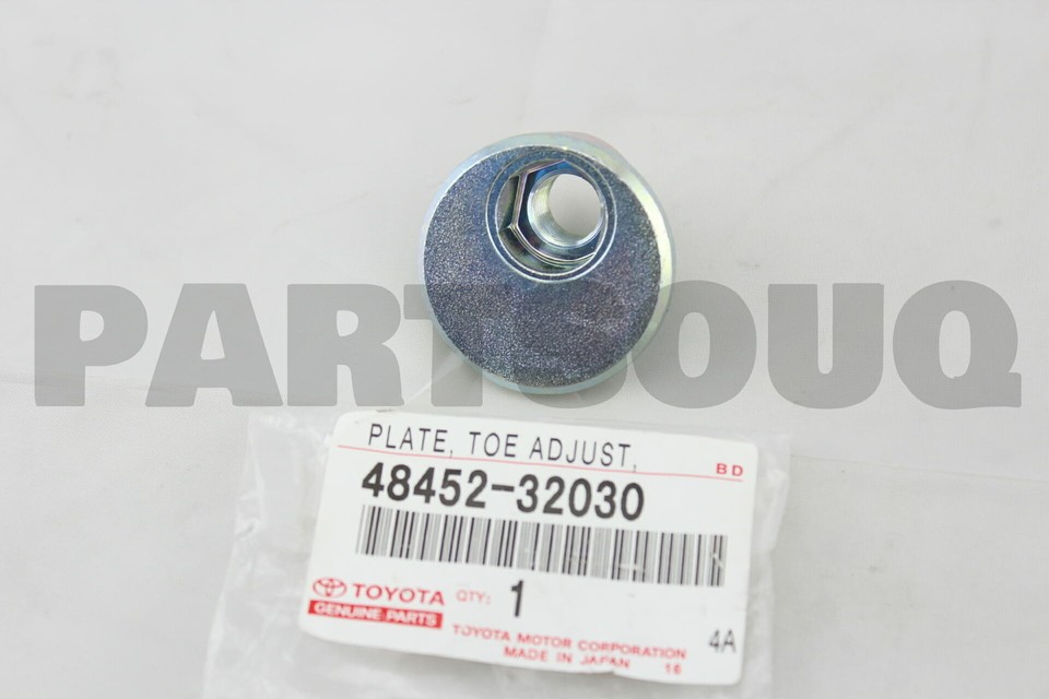 4845232030 Genuine Toyota PLATE, REAR SUSPENSION TOE ADJUST, NO.2 48452 ...