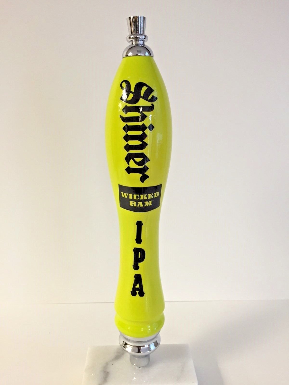 Shiner Wicked Ram IPA Beer Tap Handle Pub Style New in Box & Free Ship ...