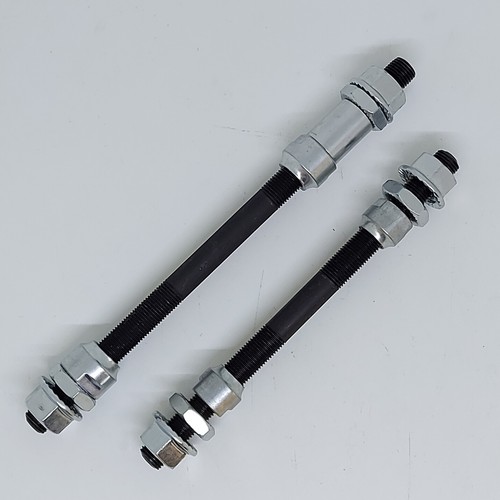 Solid Wheel Spindle - front / rear - 3/8" 140mm 170mm - bike bicycle ...