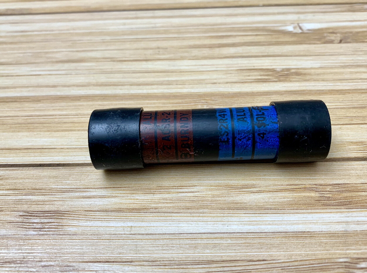 INSULATED Service Entrance Compression Splice Sleeve 2-6 ACSR Red/Blue ...