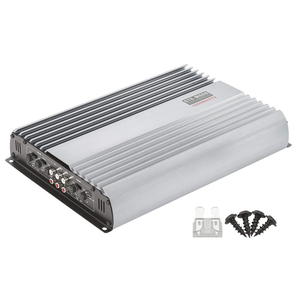 3200W 12V 4 Channel Car Amplifier Stereo Power Amp Audio 4CH Bass Sub ...
