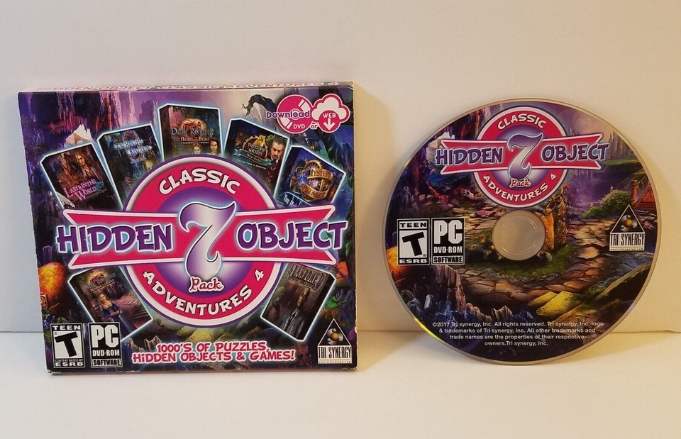 Hidden Object PC Adventure Puzzle Games Lot Choose Your Titles & Add To ...