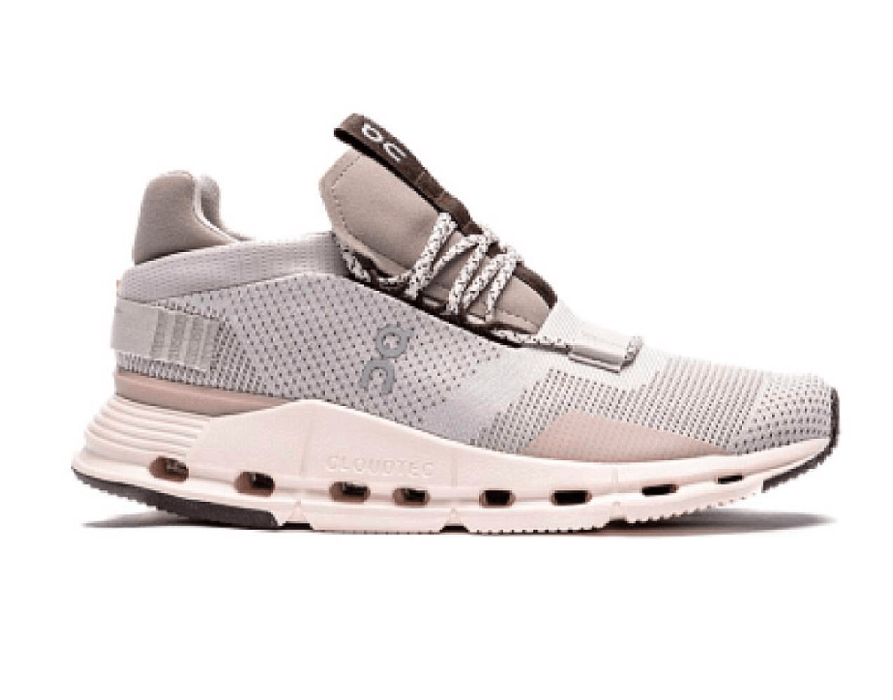 ON RUNNING Cloudnova 'Pearl/Shell' Running Shoes Size… - Gem