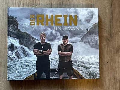 Original Autogramm TILL LINDEMANN & JOEY KELLY im Bildband "Der Rhein ...