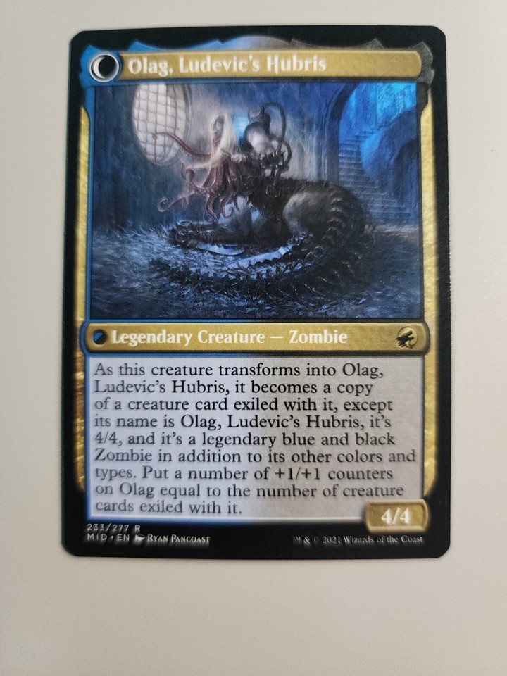 MTG Ludevic, Necrogenius/Olag, Ludevic's Hubris Midnight Hunt 233/277 ...
