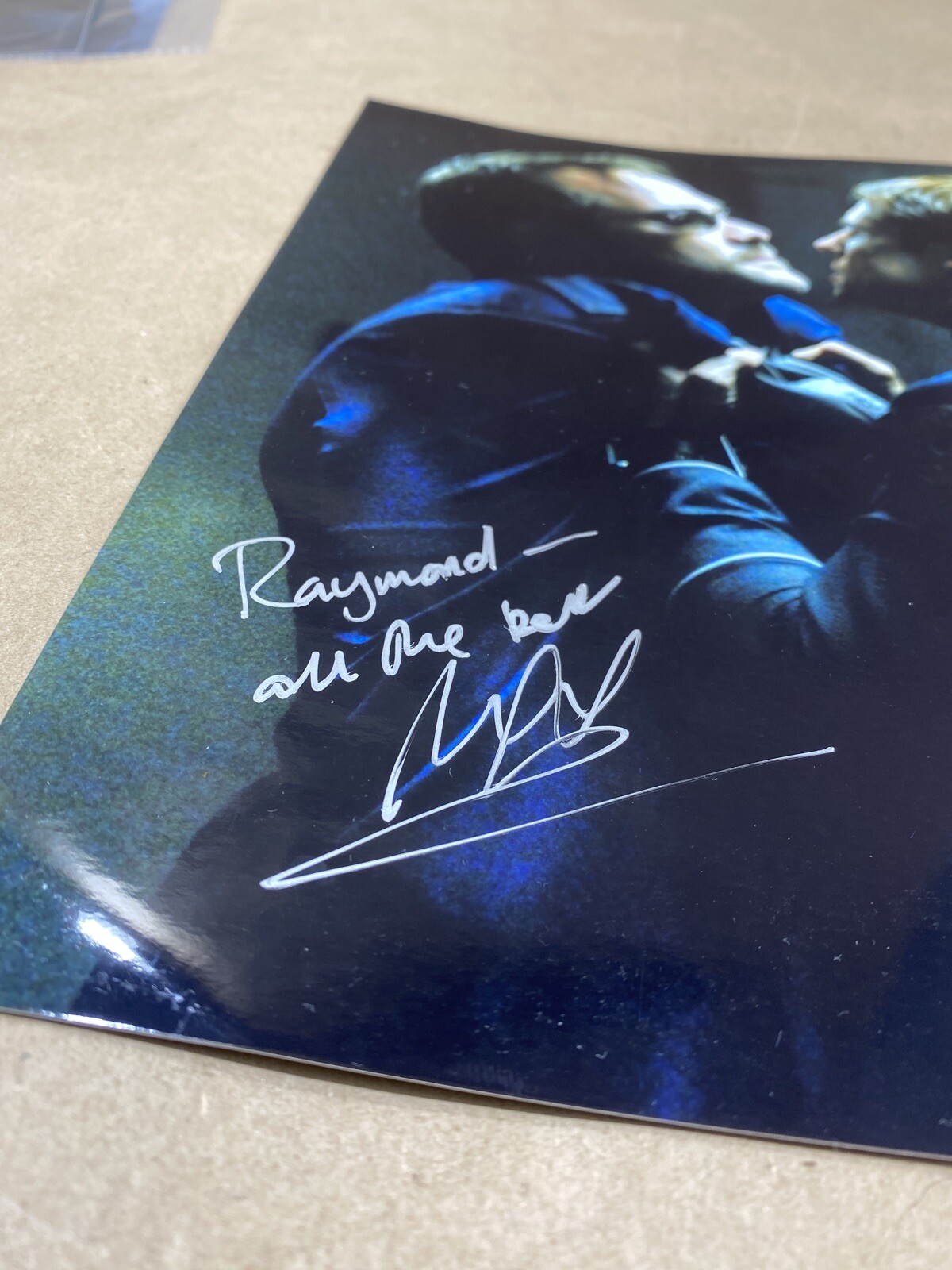 Battlestar galactica autographed photo Mark Sheppard, Edward Olmos ...