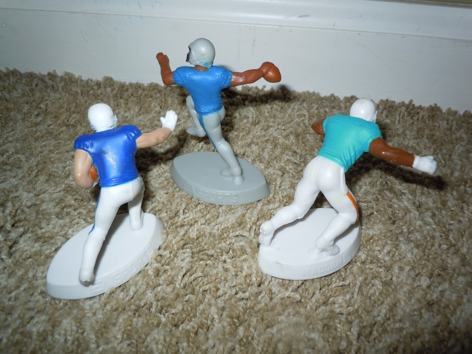 Vtg 2014 Madden NFL Football Mini Figures McDonalds Happy Meal 3 Toy ...