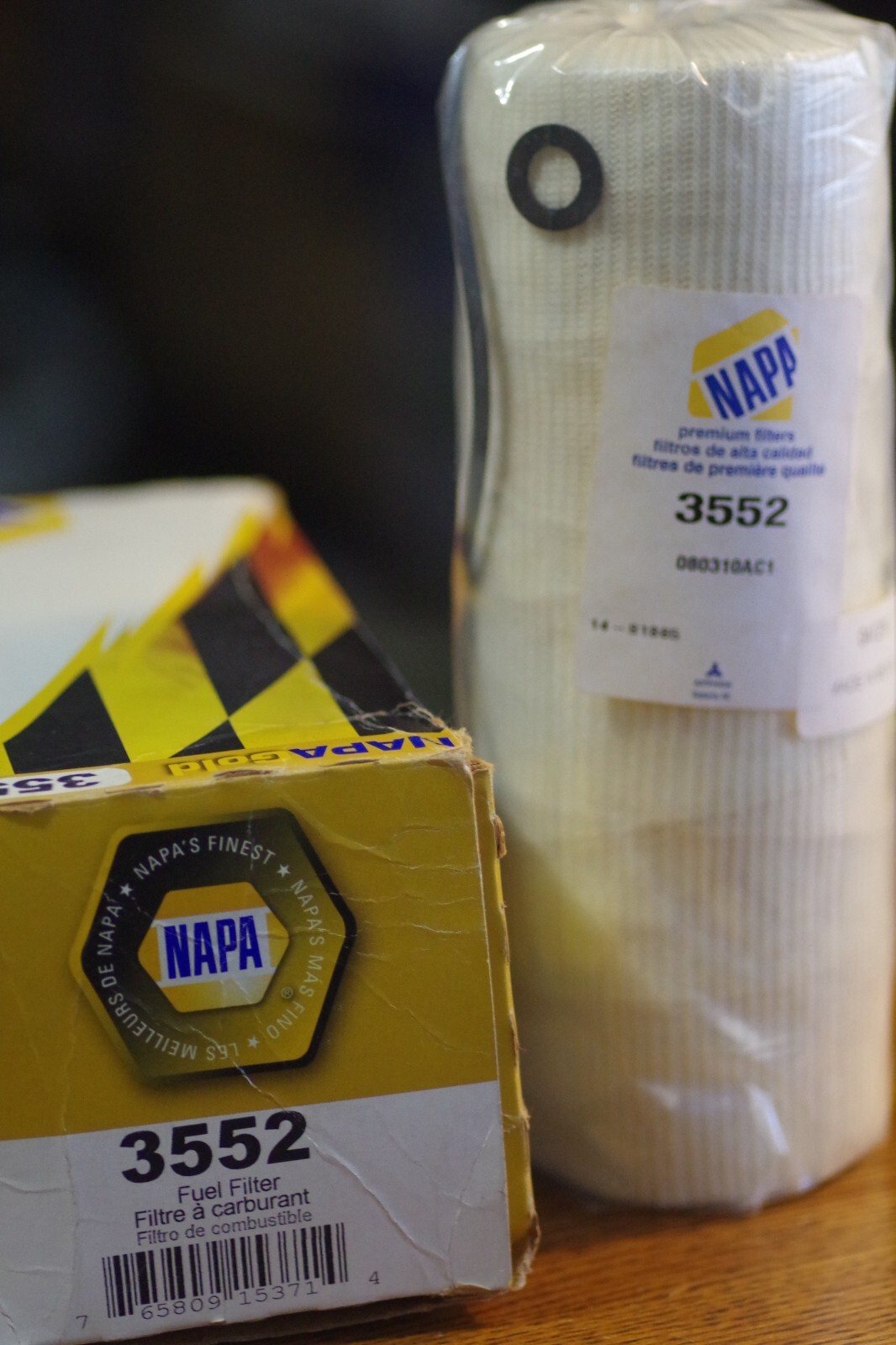 NAPA 3552 - Fuel filter cross reference