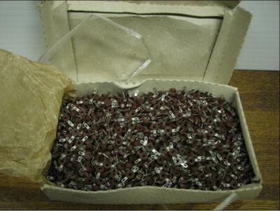 20 pcs. VINTAGE BAKELITE MOUNTING PLATES. BAKELITE BASE. New Old Stock ...