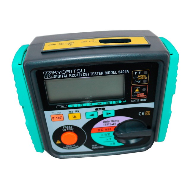 KYORITSU 5406A Digital RCD (ELCB) Testers High Accuracy | eBay