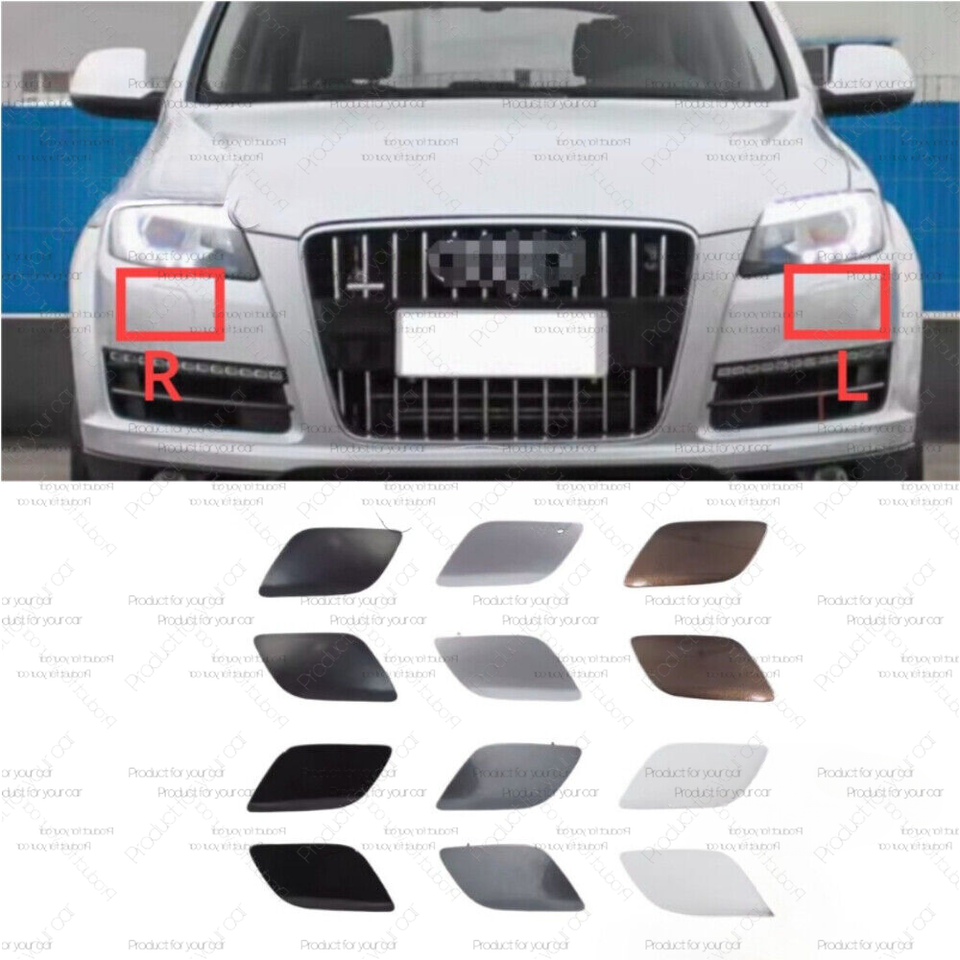 Front Bumper Headlight Washer Cover Nozzle Cap For Audi Q7 2010-2015 | eBay