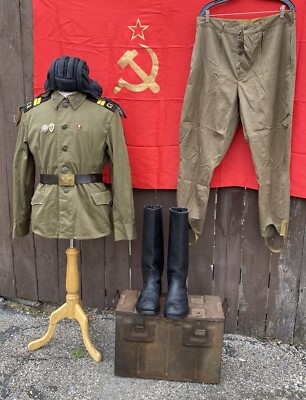 Cold War Era Obr.73 Soviet Armor Uniform Set ( NOT REPRO) | eBay