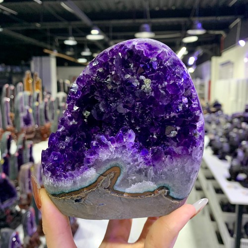 2LB Uruguay Natural Amethyst Crystal Mine Amethyst Block Treatment | eBay