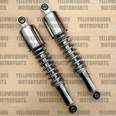 Rear Shock Absorbers Kawasaki Z650 Z750 - KZ / Z 650 750 Shocks Chrome ...