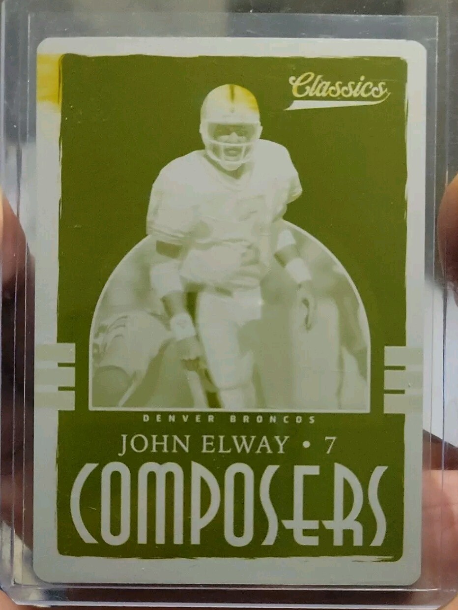 John Elway 2019 Plates & Patches #110 2019 Legacy Premium Edition ...