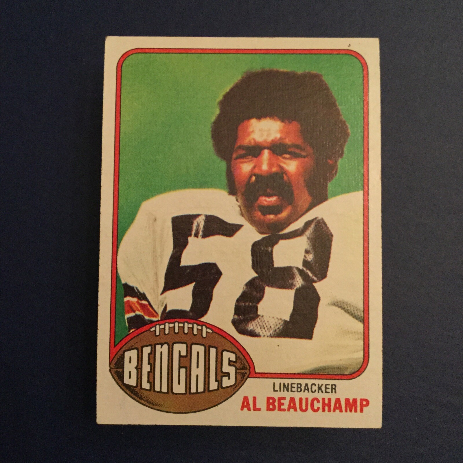 1976 TOPPS AL BEAUCHAMP #269 CINCINNATI BENGALS FOOTBALL CARD | eBay