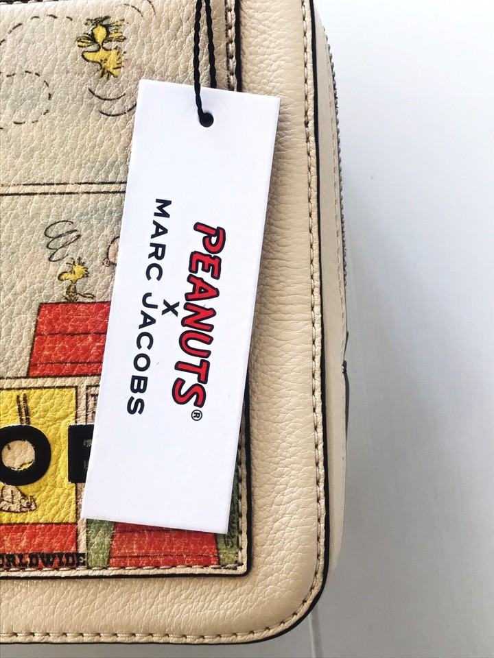 Marc Jacobs x Peanuts The Box 23 Snoopy Comic Strip Crossbody Bag | eBay