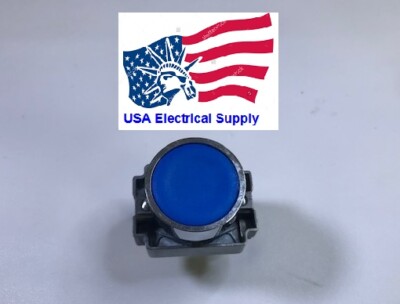 XB2BA61C Schneider Momentary Blue Push Button Switch (ZB2-BZ101+ ZB2 ...