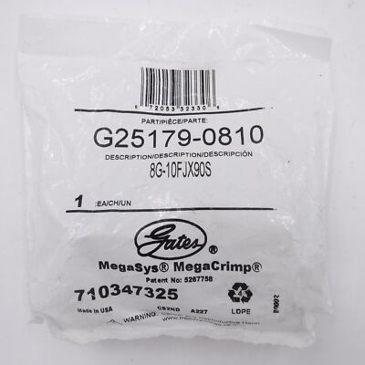 Hydraulic Fittings - Gates Megacrimp