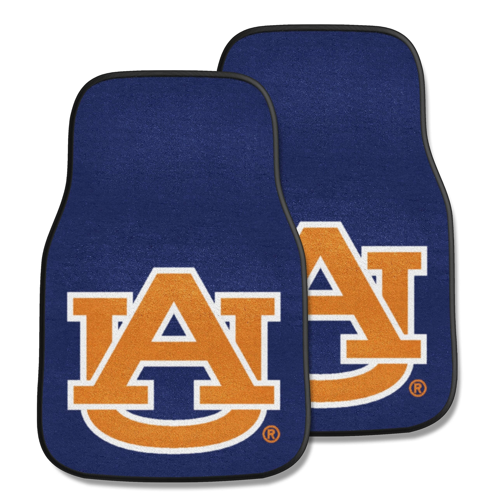 Fanmats 5079 Auburn Tigers Front 2Pc Logo Carpet Car Mat Set Universal ...