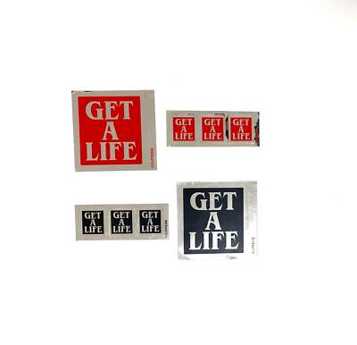 2012 Supreme get a life sticker set | eBay