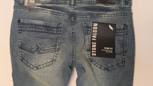 Stone Falcon Slim Fit Men's Jeans Pants 32 x 32 Superior Stretch Fig ...