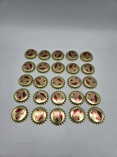 NEW Falstaff Bottle Cap Lot (25) Gold Color Crowns Unused Free Shipping ...