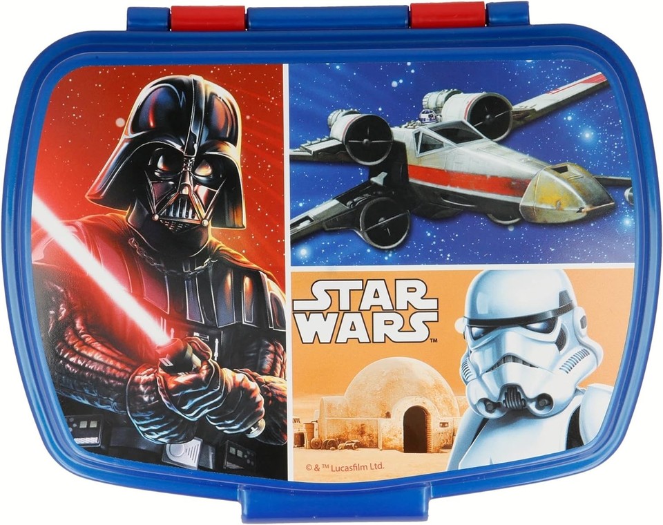 Générique Unbranded 8020149 Star Wars Legend Lunch Box, Plastic, Blue ...