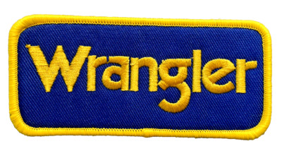 Wrangler Jeans Farmer 4in Embroidered Iron-on Patch | eBay