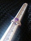 Beautiful Vintage Sterling Silver 925 Sz 6 Amethyst Triangle ...