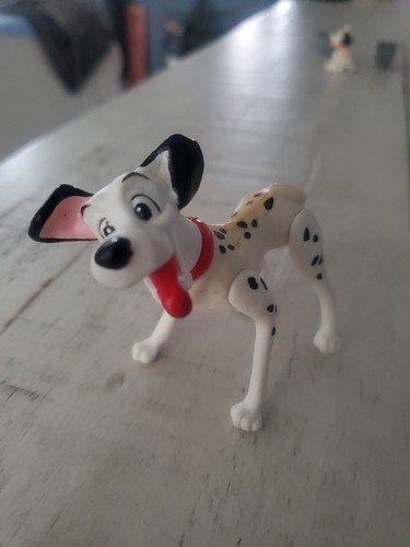 Vintage Disney 101 Dalmatians Pongo PVC Dog Red Collar Figure 3 Inch ...