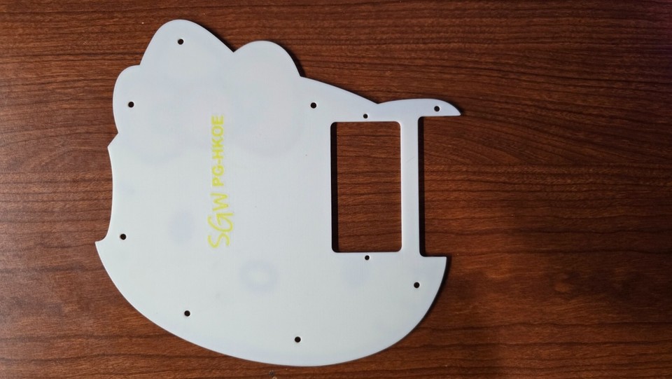 Fender Squire Hello Kitty Replacement Pickguard w Aftermarket Pickups ...