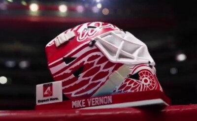 Detroit Red Wings Mike Vernon Goalie Mask SGA 12/9/23 | eBay