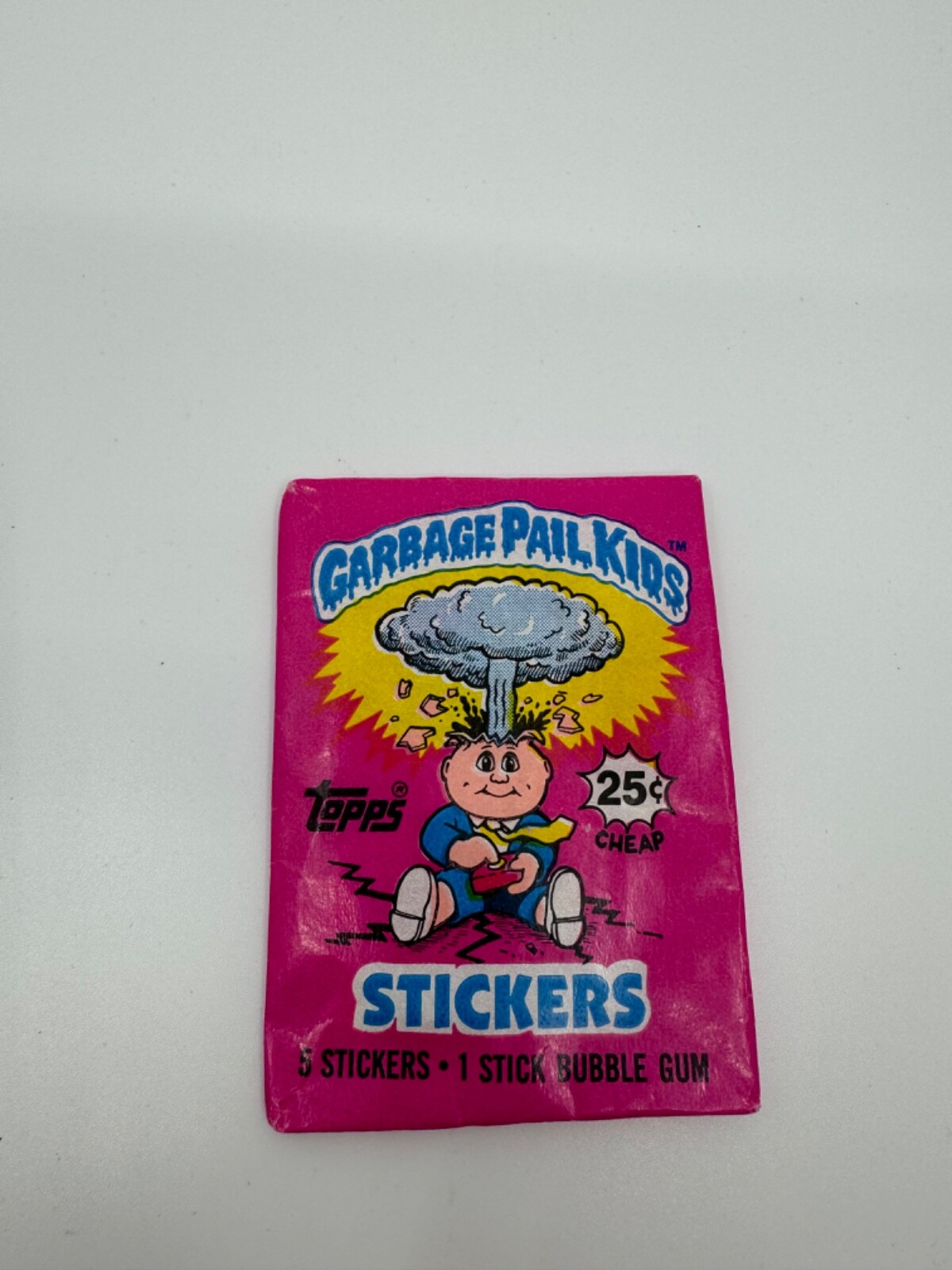 1985 Garbage Pail Kids 1st Series wax WRAPPER and bubblegum ONLY. OS1 ...