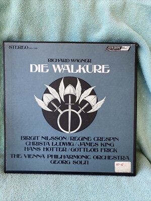 5 LP BOX LONDON ffrr HOLLAND Wagner DIE WALKURE Solti NILSSON LUDWIG ...