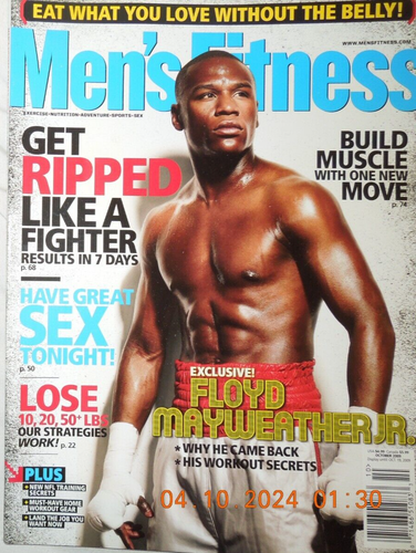 FLOYD MAYWEATHER mens fitness MORAN ATIAS pablo mastroeni RASHAD EVANS ...