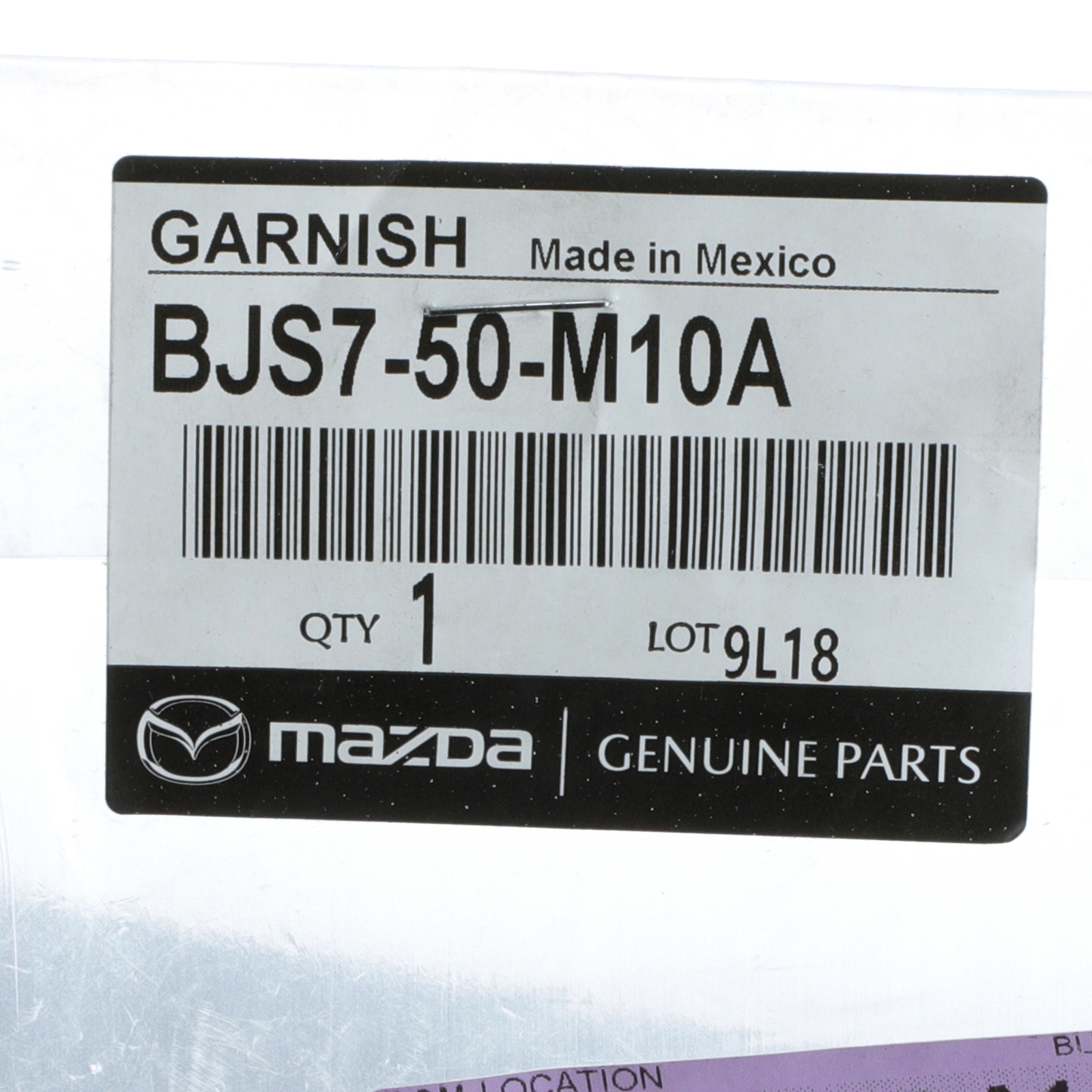 OEM NEW 2014-2018 Mazda 3 Door Applique Front Right Rearward Garnish ...