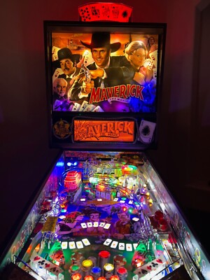 PINBALL MACHINE *** "MAVERICK". Data East. Refurbished and Updated | eBay