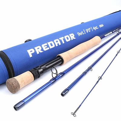 Maxcatch Predator Big Game Saltwater Fly Fishing Rod 8-12wt,4-piece ...