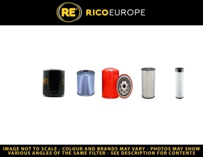 Filter Service Kit Fits SCHAEFFER 9100 Z Air Oil Fuel w/Deutz BF4M2012 ...