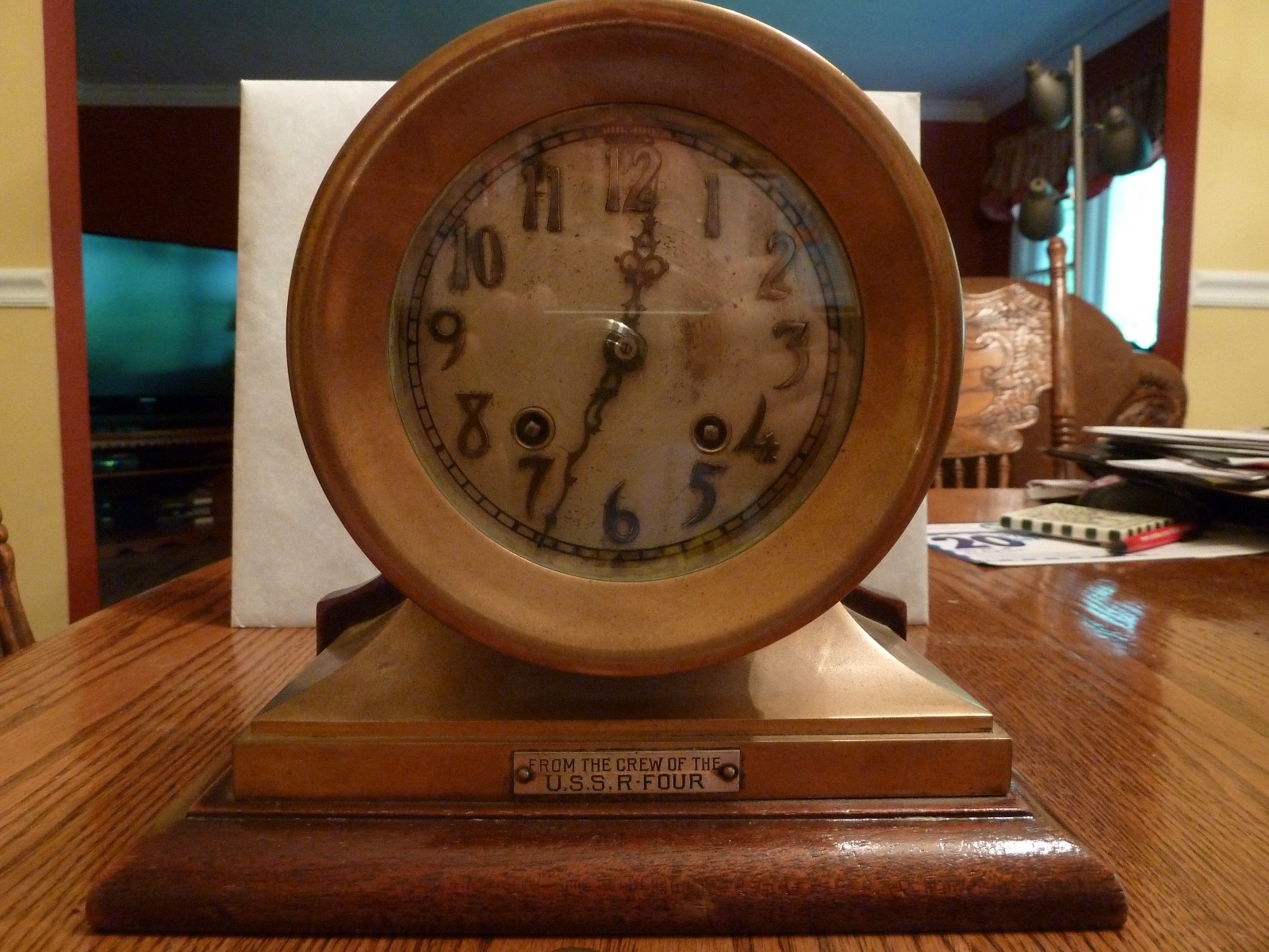 Vintage Chelsea Ship Bell Clock | eBay