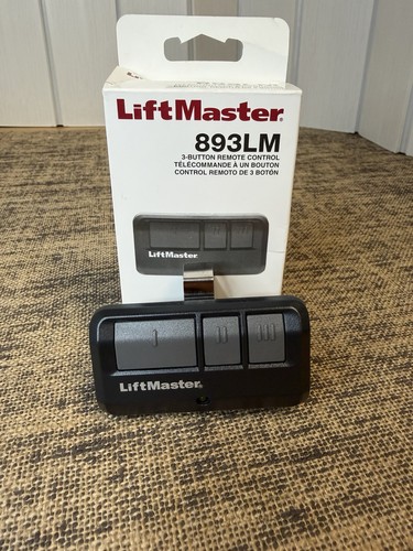 Liftmaster 893LM Security+ 3-Button Garage Door Opener Remote Control ...