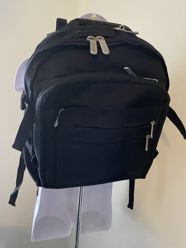 Vintage Targus Laptop Bag Backpack Black Padded Many Pocket CDB1 Great ...