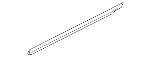 Genuine Passenger Right Front Door Body Side Molding (unpainted) 80870 ...