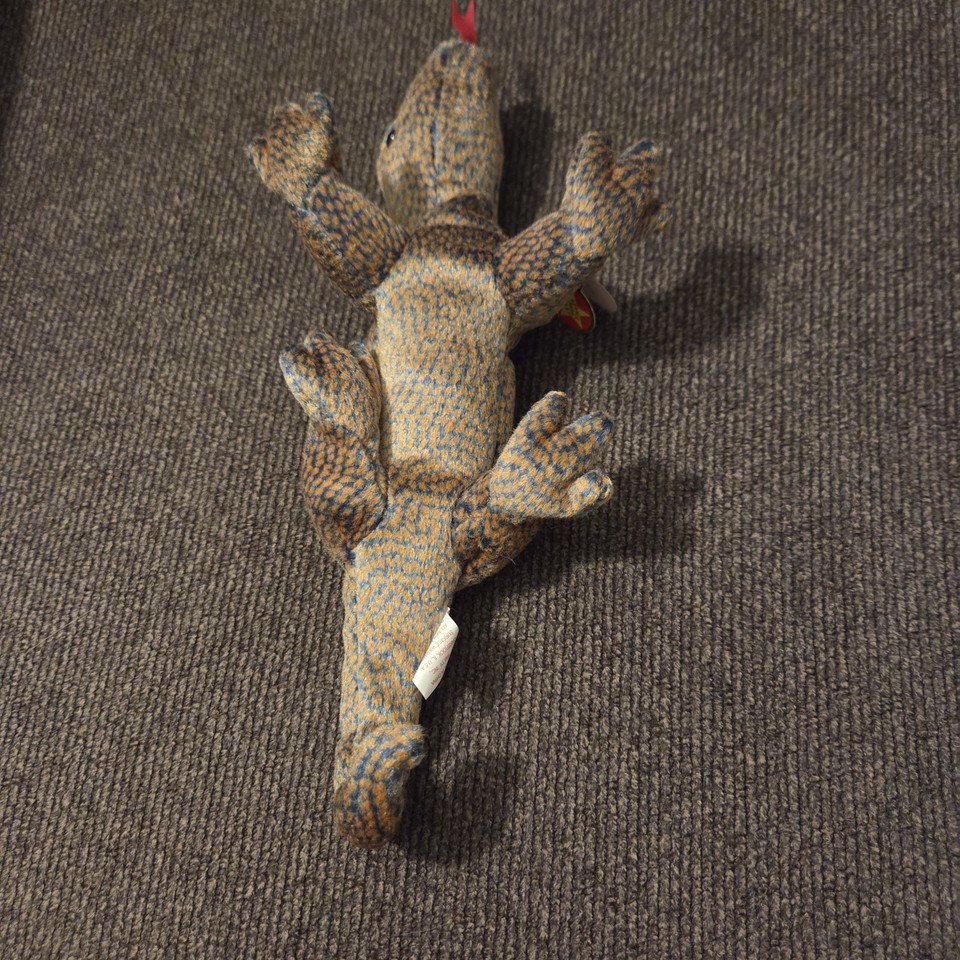 Scaly Retired 1999 Ty Beanie Babie 10in Lizard 3up Boys Girls 4263 | eBay