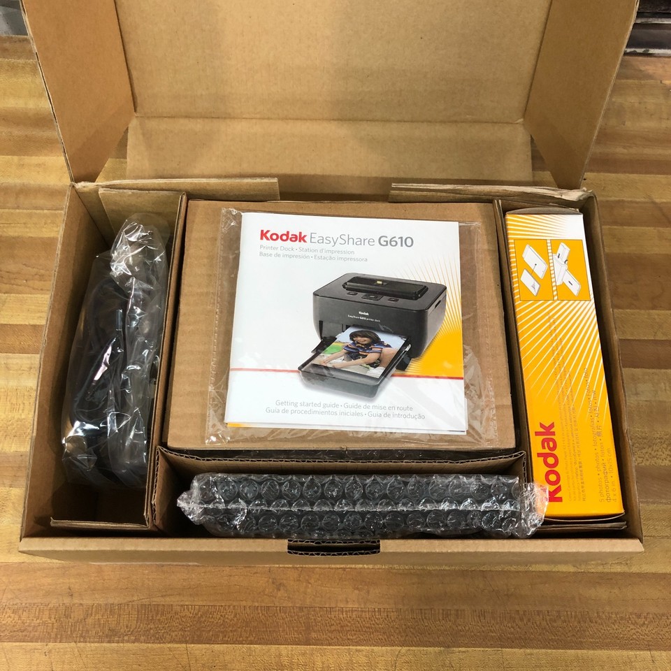 NEW IN BOX- KODAK EasyShare G610 DIGITAL PHOTO PRINTER DOCK - Complete ...