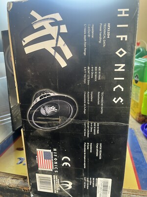 Hifonics HFX12D4 12" Inch 800 Watt Peak 400 Watt RMS Dual 4Ohm Car ...